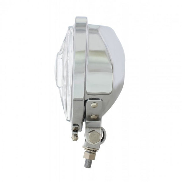 Moto Iron -Triangle Chopper Headlight - Aris Style -Chrome – Perth ...